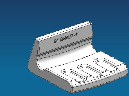 ES6697-4 ES66974 F10 Bucket Weld-on Heel Shroud Corner Protection Heel ...